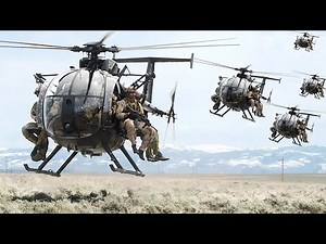 High Level! US Special Forces Fly Assault Helicopters During Scary Strike Mission