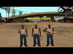 GTA San Andreas Weapon Cheat Code Set - 3