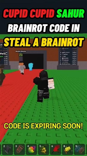 CUPID CUPID SAHUR BRAINROT CODE FOR STEAL A BRAINROT ROBLOX IN FEBRUARY 2026