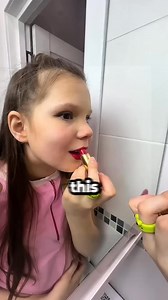 365K views · 15K reactions | Little girl use her mother lipstick then this happened  | History Facts | Facebook
