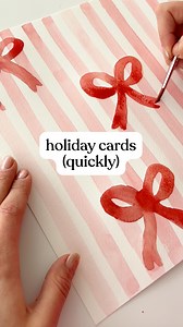 322K views · 3.3K reactions | Steal this for when you have no time, but you need a card for your hairstylist, your kid's teacher, your house cleaner, your mailman, your mother in law, all your besties, and whoever else you visit in the holiday season  The full tutorial is on my YT if you need more guidance! #handmadecard#christmascard#diy#watercolor#watercolour#easyart#christmascraft#holidaydiy | The Happy Ever Crafter | Facebook