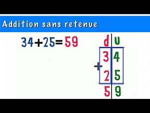 L’addition posée en colonne sans retenue - cp-ce1