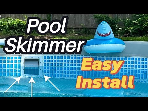 Easy Add Above Ground Pool Skimmer | DIY Setup and Important Tips! Intex or Coleman