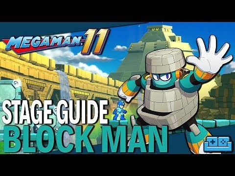 MEGA MAN 11| BLOCK MAN STAGE GUIDE (NORMAL, NO ITEMS, NO PARTS)