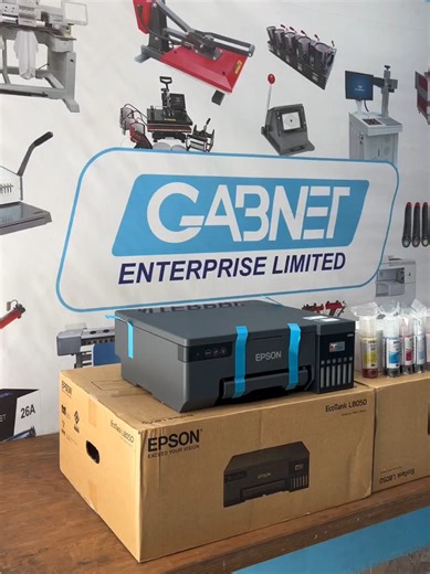 Printing made easy with the Epson EcoTank L8050! A powerful 6-color ink tank printer designed for sharp photos, borderless A4 prints, and wireless printing from your phone. Ideal for photographers, designers, and small businesses looking for high-quality prints at a low cost.#gabnet #fy #newarrival #printshop #printshop