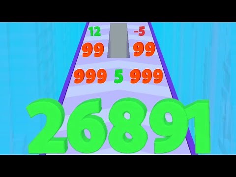 Merge Numbers - Merge and Run! Number Master Gameplay Walkthrough Android iOS