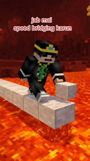 Eclipseriser0 on Instagram: "When I do speed bridging in Minecraft 🤪"