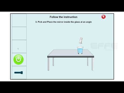 Virtual Labs and Experiments for K12 | Learn about reflection of light | Rainbow experiment | EFFE