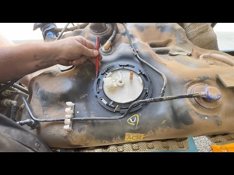 Fuel pump ring removal - Without special tools