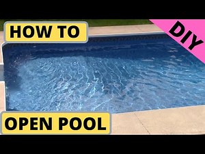 How To Open Pool with Sand Filter.DIY