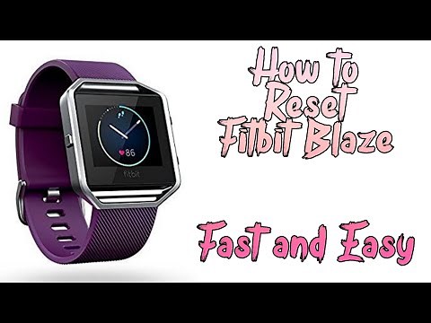 How to Hard Reset Your Fitbit Blaze Easy and Fast !!