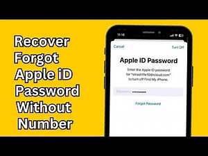 How To Recover Forgot Apple ID Password ! Recover Apple ID Without Number Or Email 2025