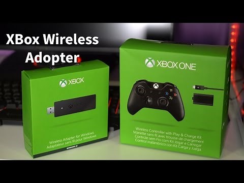 XBox Wireless Adopter - Unboxing & How to Use it with PC & XBox One Controller