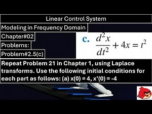 Linear Control System | Chapter#02 | Problem#2.5(c) | Modeling in Frequency Domain | Wisely