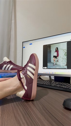 9.9K views · 65 reactions | The most trending shoes  Nag twinkle mata ko dito 59 aed only with orig box ‼️‼️‼️ Ps: celebrity grabe hype n hype din dito halos lahat samba ang suot pak n pak tlga tong shoes n to Kahit San terno pde kya grabe ang hype ng tao  Available sizes 36 to 45 Just type mine +ur size New cut off Oct 25 26 27&28 | Fans kaschieca | Facebook