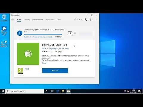 Installing OpenSUSE Into The Windows 10 Subsystem for GNU (WSL)