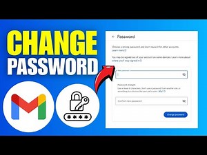 How To Change Gmail Account Password on PC and Laptop [2025]