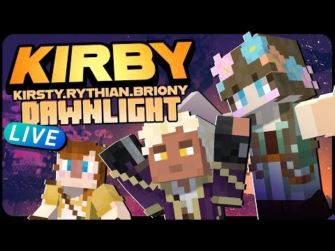 KirbyCraft Dawnlight: An Adventure to the Nether! | Kirsty, Rythian & Briony!