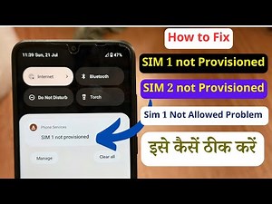 Sim 1 Not Provisioned | Sim 2 Not Allowed Problem | How to fix MM error SIM Not Provisioned problem