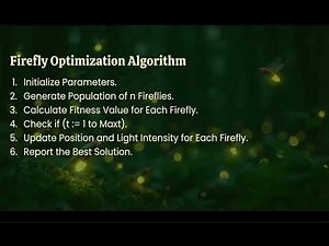 Firefly Algorithm| Team 7 | Ankith Krishna Bhargav |Ananya Manoharan|Dhruva G shankar |