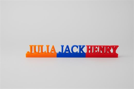 Large Custom 3D Printed Name Plate – Personalized Desk Decor - Etsy