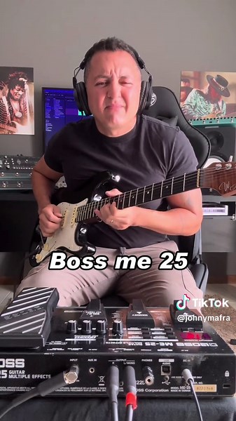 Presets de guitarra Boss ME 25 disponíveis