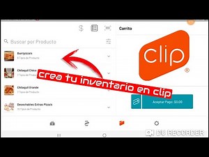 Tutorial clip crea tu inventario y registra código de barras