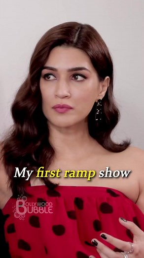 #KritiSanon recalls her first ramp walk: I came back home crying. #reels #facebookreels | Bollywood Bubble - Videos