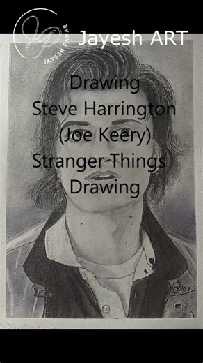 Drawing Steve Harrington(Joe Keery)Stranger Things drawing #strangerthings #steveharrington #art