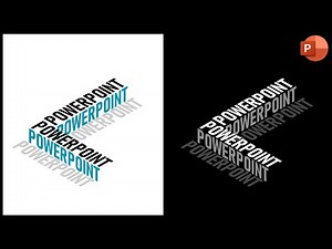 Awesome Typography Design in PowerPoint | Text Typography in PowerPoint