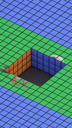 Satisfying Cube Patterns Creating Endless Loops