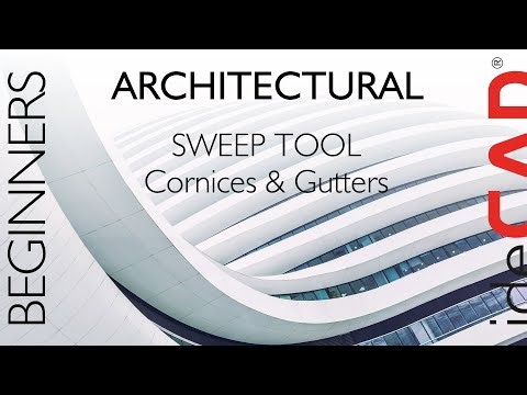 How to Add Cornices, Baseboards, and Gutters Using Sweeps in ideCAD