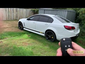 Holden commodore remote start