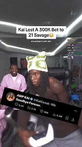 2.1M views · 31K reactions | Kai breaks the his whole set up after losing 300k to 21 Savage #kai #kaicenat #21savage #nfl #SuperBowl #fyp | Viral Gottalent | Facebook