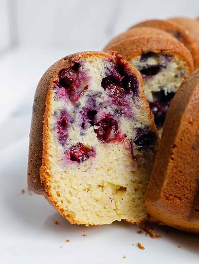 Super Moist Blueberry Bundt Cake