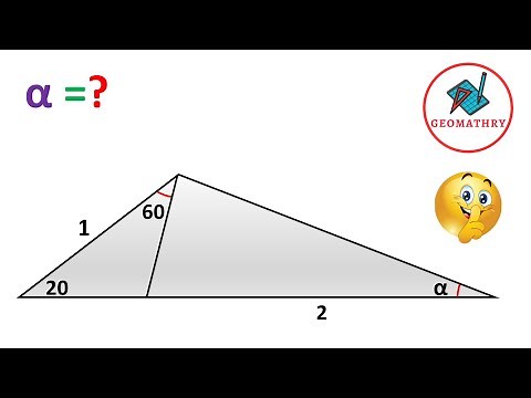 Calculate the angle alpha | Learn 3 Strategies for Finding Missing Angles