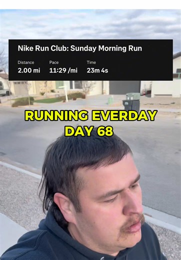 I STARTED THIS RUN FEELING SLOW AND STIFF, BUT ENDED NOT TOO BAD #fitness #fyp #running #weightloss #gym