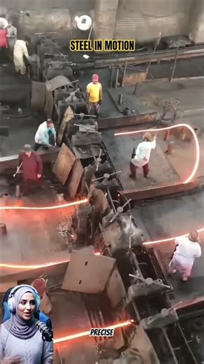 How Steel Is Shaped in Seconds | Inside a Real Steel Mill Process
