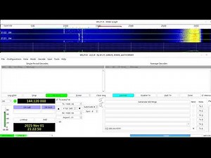 Receiving GB3VHF beacon using WSJT-X JT65B mode