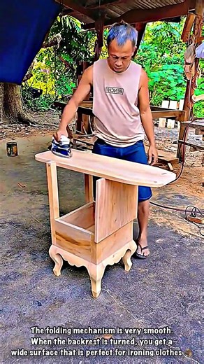 Compact Solution: 2-in-1 Folding Chair and Ironing Table