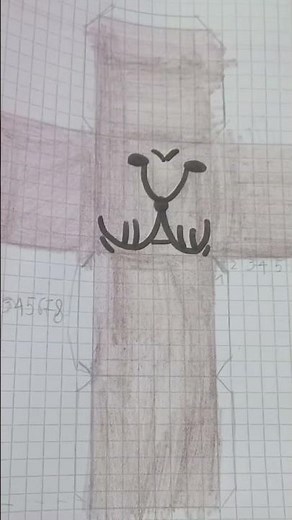 tutorial papercraft floppa ✅️ #papercraft #floppa