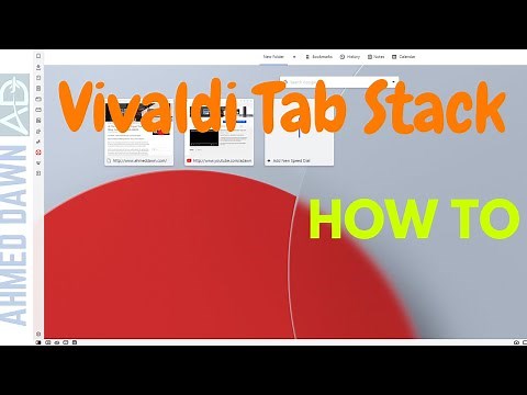 How to Use Vivaldi Tab Stacks Tab Groups | Grouping Vivaldi Tabs into Tab Stacks