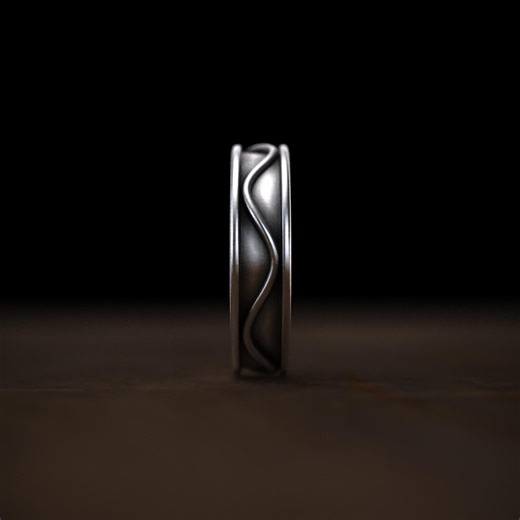 Sterling Silver Mobius Ring, Handmade Twist Band, Symbolic Jewelry - Etsy