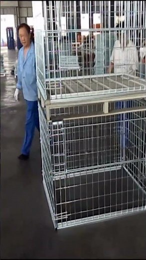 Cage Pallet Stack Stability Put to the Test! #hmgroup #storagesolutions #stackingchallenge