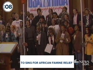 "Famine in Africa and using music in the war against hunger..." -- The iconic "We Are the World" single was recorded 30 years ago this week - (click video for audio) #TBT #ThrowBackThursday | ABC News