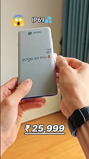 Motorola Edge 60 Pro Camera Test + 4K Video + IP69 Water & Dust Test | ₹26,000 Worth It?