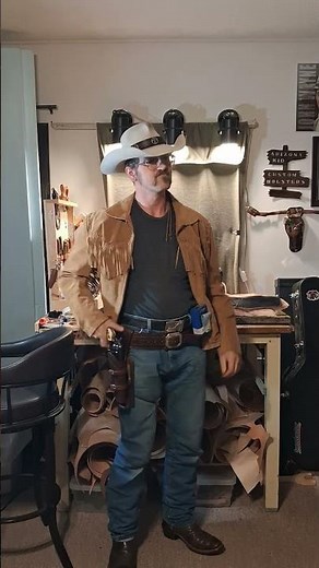 Wheel gun Wednesday. Cowboy quick draw practice.. SAA revolver.