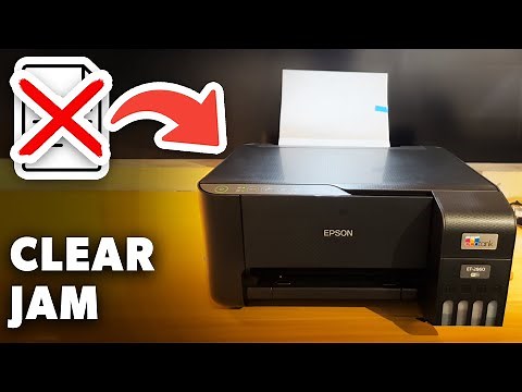How to Clear a Paper Jam Epson Ecotank ET 2860, 2400, 2870, 2700