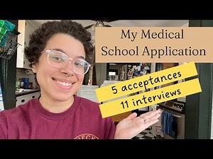 My Medical School Application! | Overview - Demos + Stats + Extracurriculars