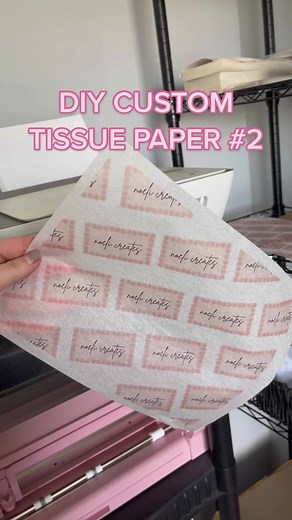 How to make DIY tissue paper for your small business! 💗 Method #2 #diytissuepaper #canvahacksformakers #smallbusinesscanvahacks #smallbusinessdiy #smallbusinessdiyhacks #smallbusinesstips2023 #canvaforsmallbusiness #businessdiy #smallbusiness2023